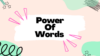 YOUTH GROUP LESSON ON POWER OF WORDS | Ministry to Youth