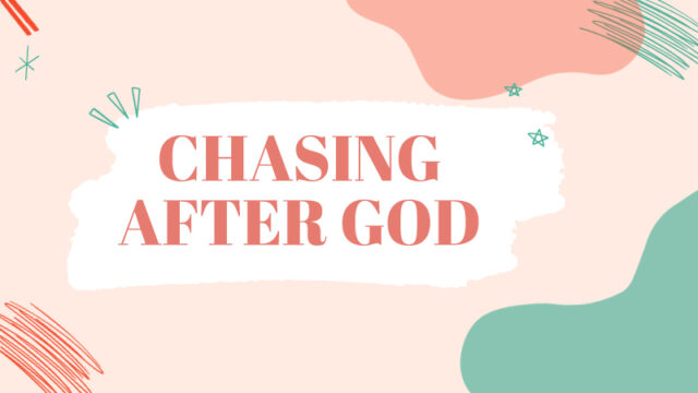 YOUTH GROUP LESSON ON CHASING AFTER GOD | Ministry to Youth