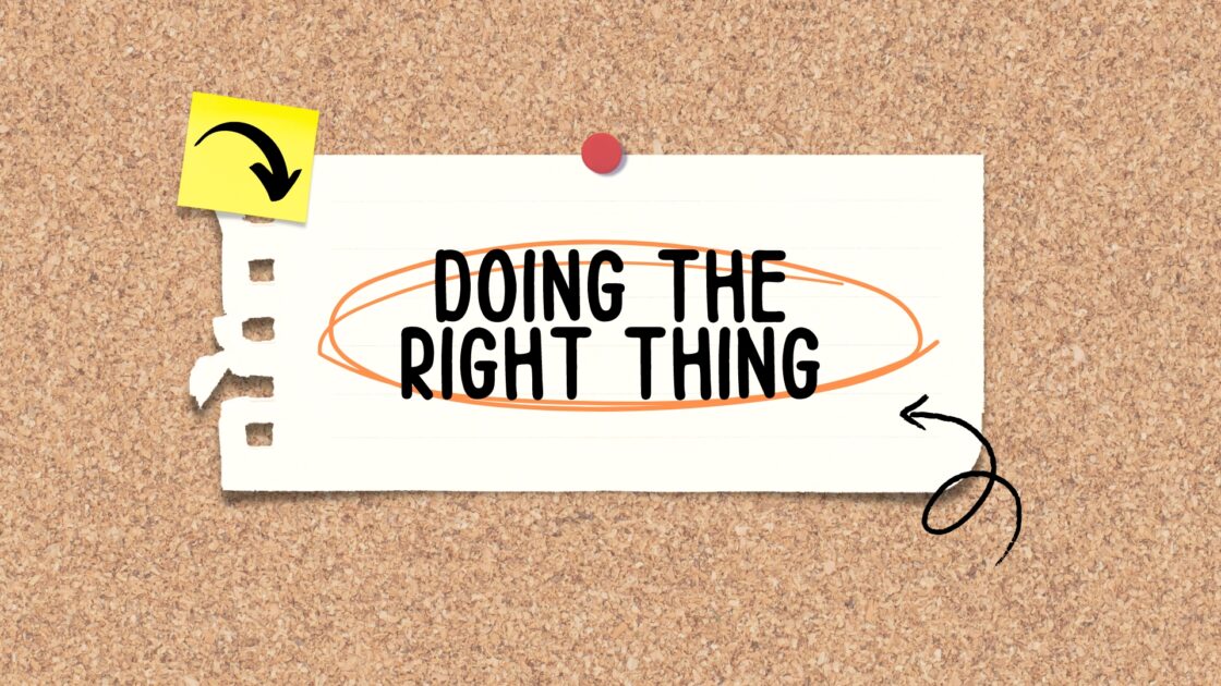 BIBLE LESSON FOR KIDS ON DOING THE RIGHT THING | Ministry to Youth